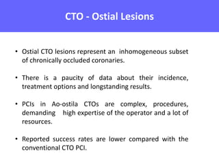 Valeri Gelev - Ostial CTO Lesions | PPT