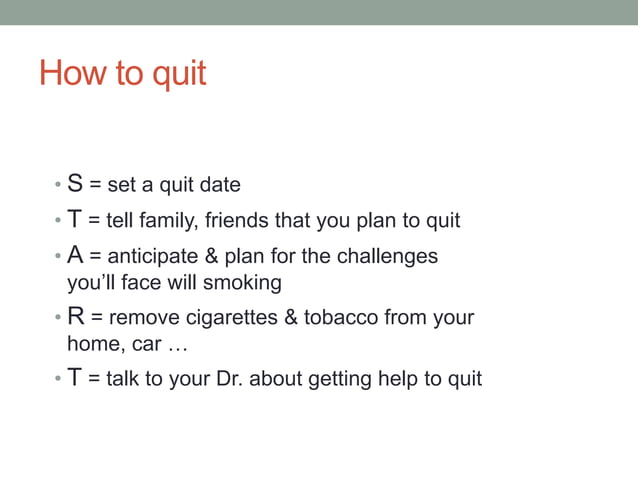 Smoking Presentation | PPTX