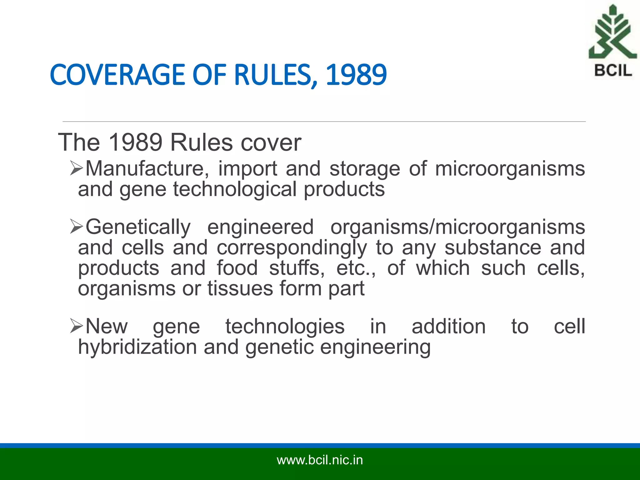 Biosafety Assessment and Regulations of Gene Editing | PPTX