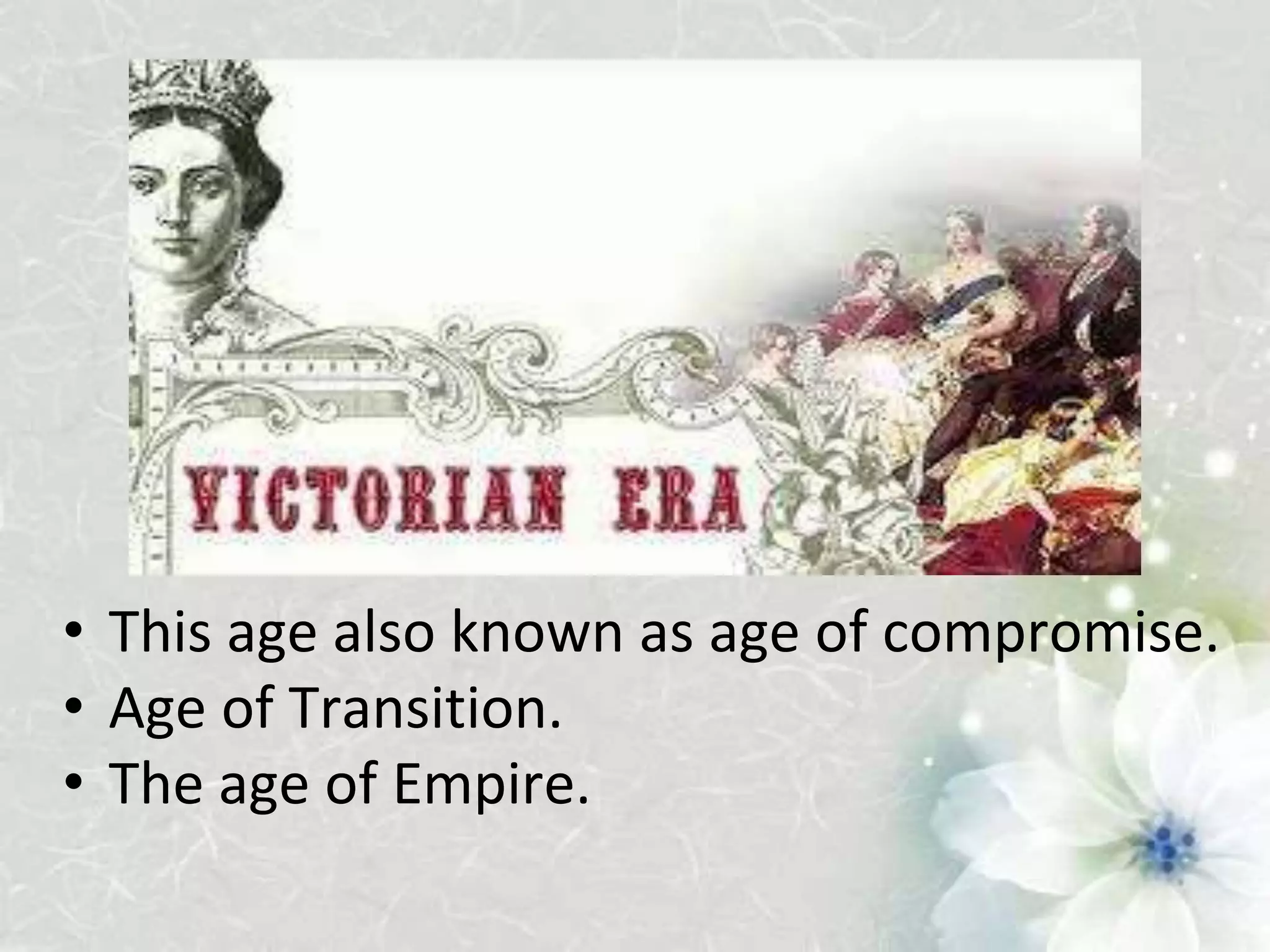 Characteristics of Victorian age | PPTX