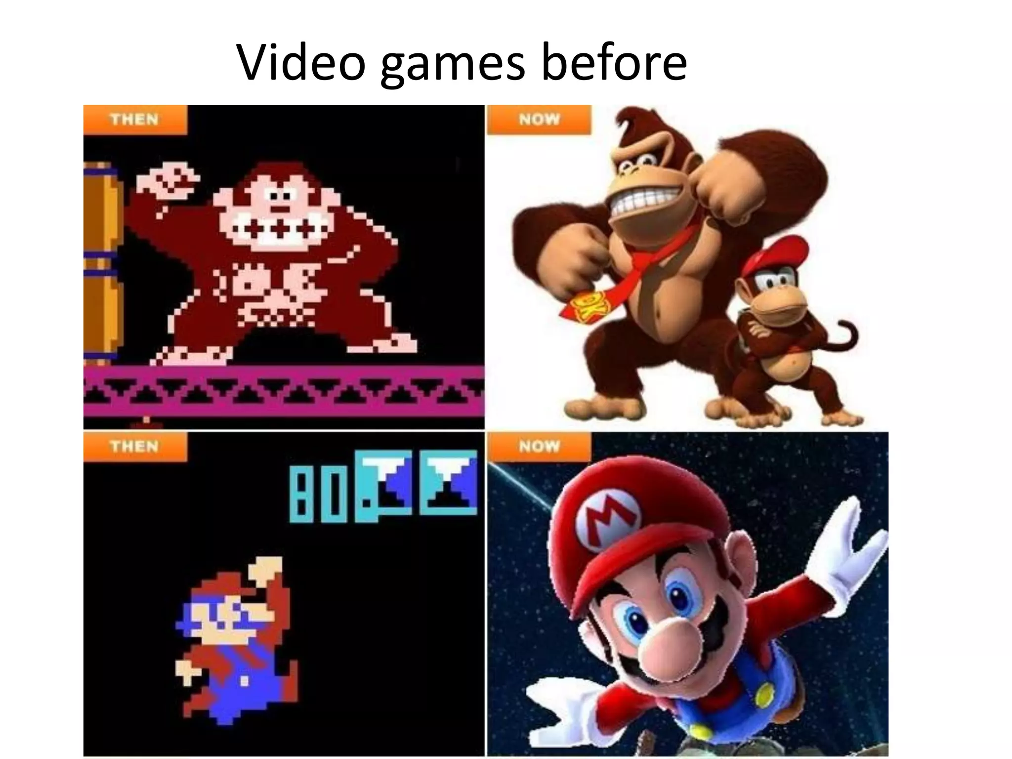 Presentation videogames before and after | PPTX