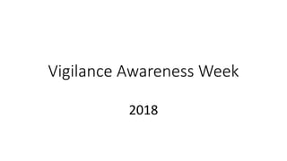 Presentation Vigilance Awareness | PPTX