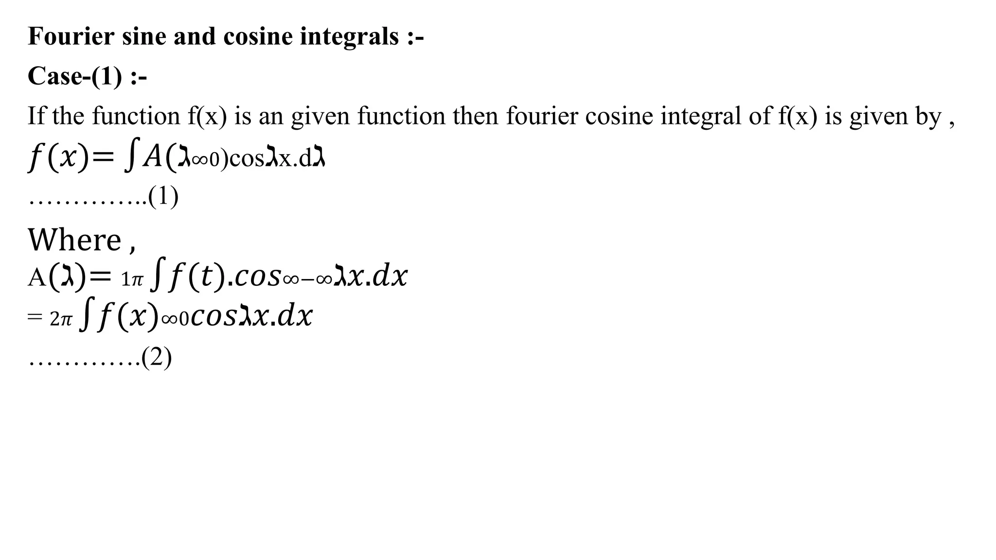 fourier series and fourier transform | PPTX