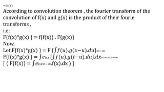 fourier series and fourier transform | PPTX