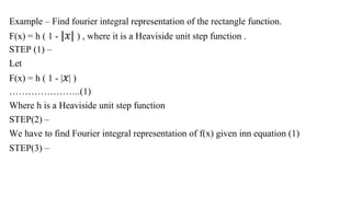fourier series and fourier transform | PPTX