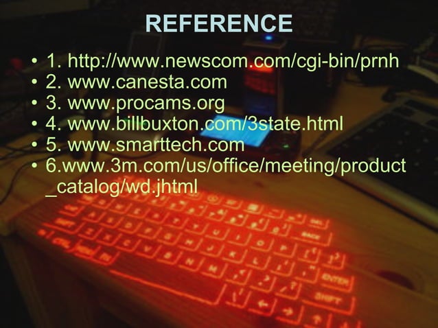 Presentation virtual keybord_2 | PPT | Computer Peripherals | Computing
