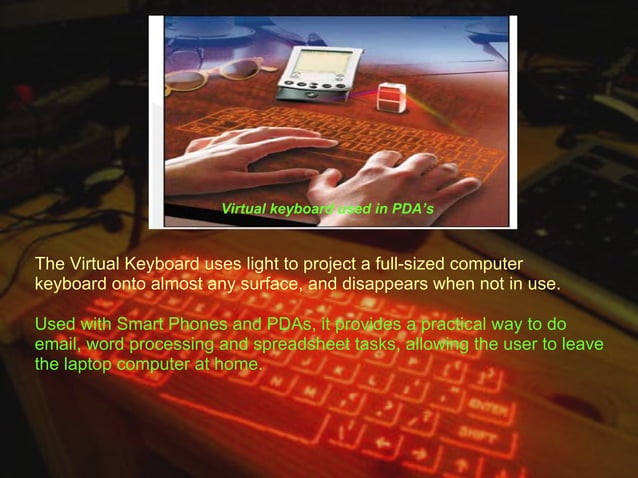Presentation virtual keybord_2 | PPT | Computer Peripherals | Computing