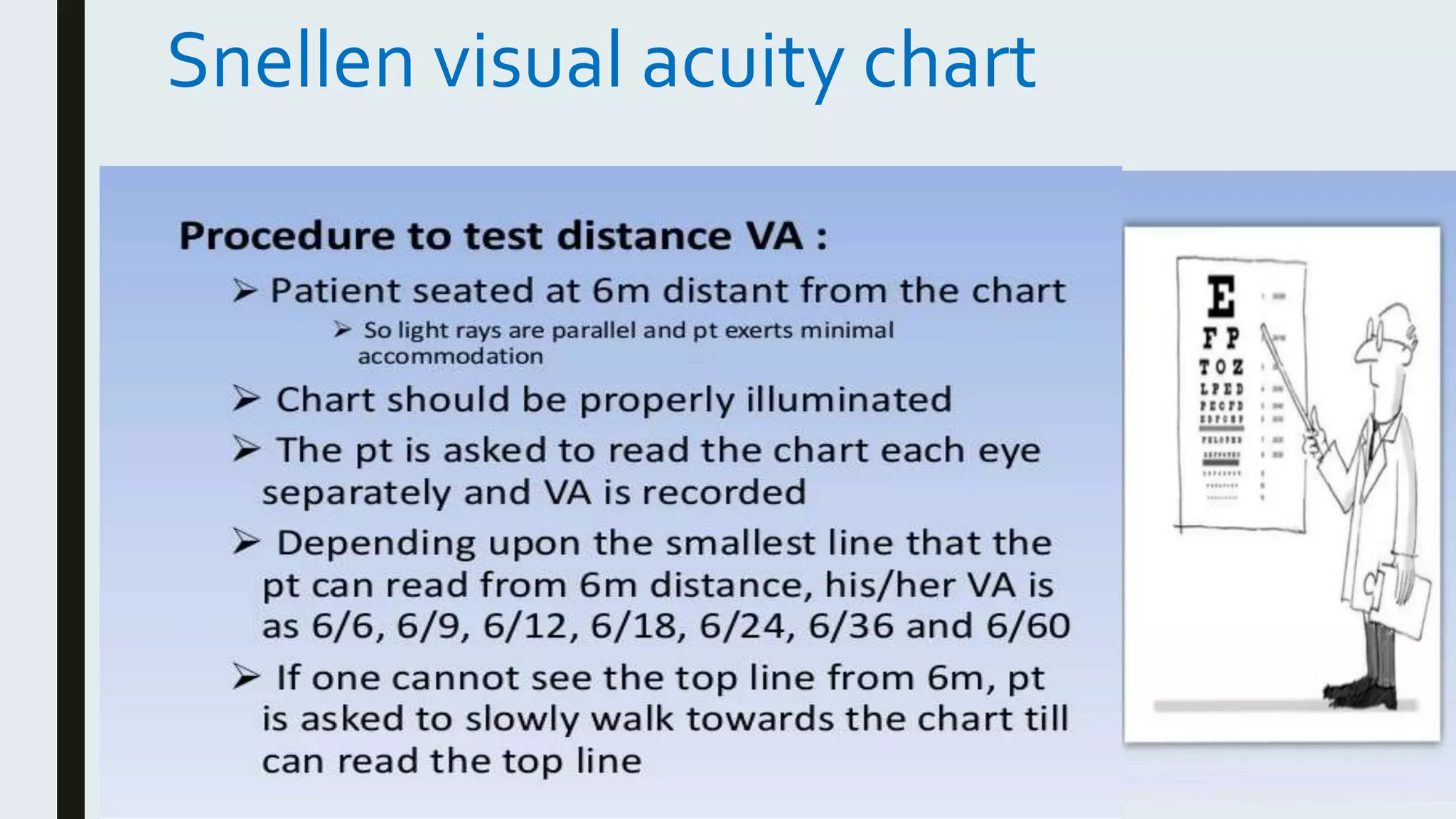visual acuity | PPTX | Eye and Vision Conditions | Diseases and Conditions