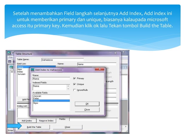 Membuat Data Base Pada Visual Basic 6.0 | PPTX