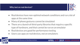 DevOps Fest 2019. Володимир Кімак. Mobile CI/CD. Cross-platform app approach | PPT | Free Download