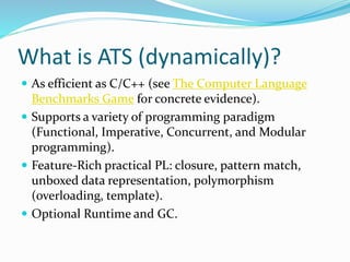 ATS Programming | PPT