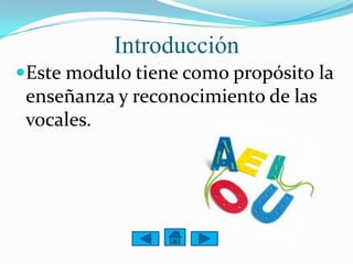 Modulo vocales | PPTX