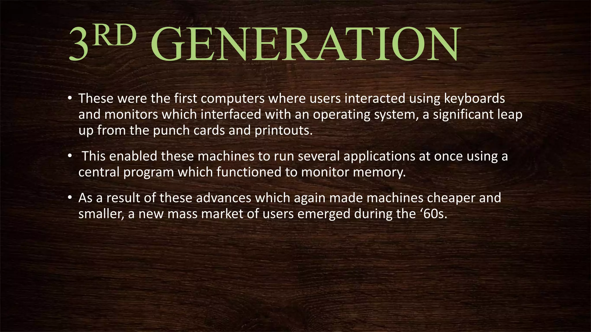 3rd generation computer | PPTX