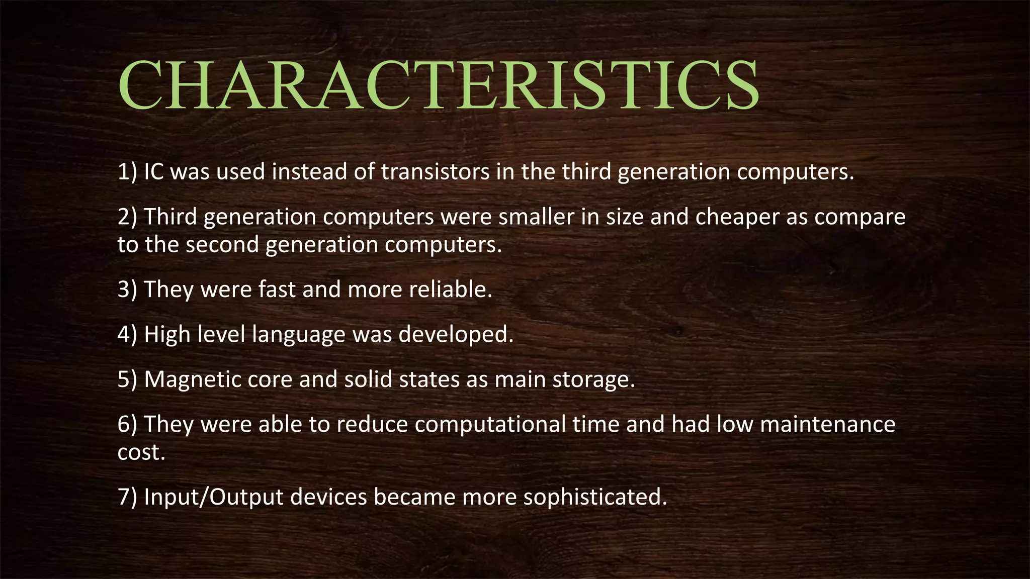 3rd generation computer | PPTX