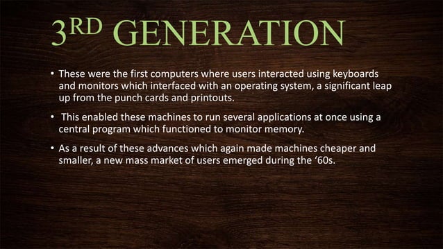 3rd generation computer | PPTX