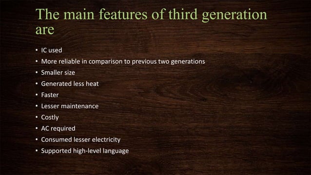3rd generation computer | PPTX
