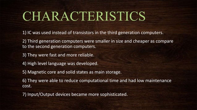 3rd generation computer | PPTX