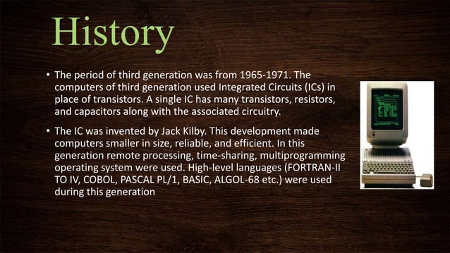 3rd generation computer | PPTX