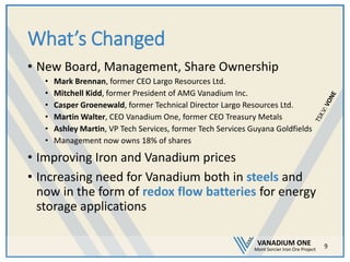 Vanadium One Presentation | PDF