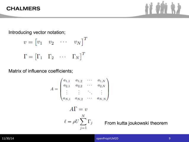 Vortex lattice implementation of propeller sections for OpenFoam 2.3x | Physics | Science