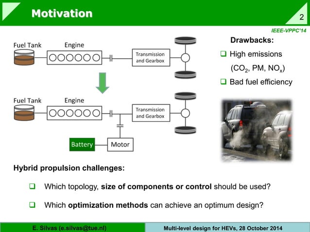VPPC 2014, Comparison of Bi-level Optimization Frameworks for Sizing ...