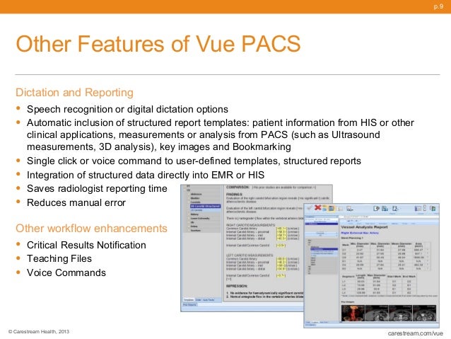 Clinical Applications in Vue PACS