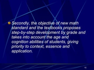 Math and Science Curriculum Reform | PPT