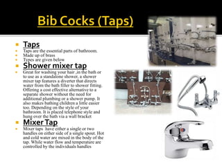 Presentation washroom design | PPTX