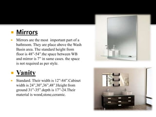 Presentation washroom design | PPTX