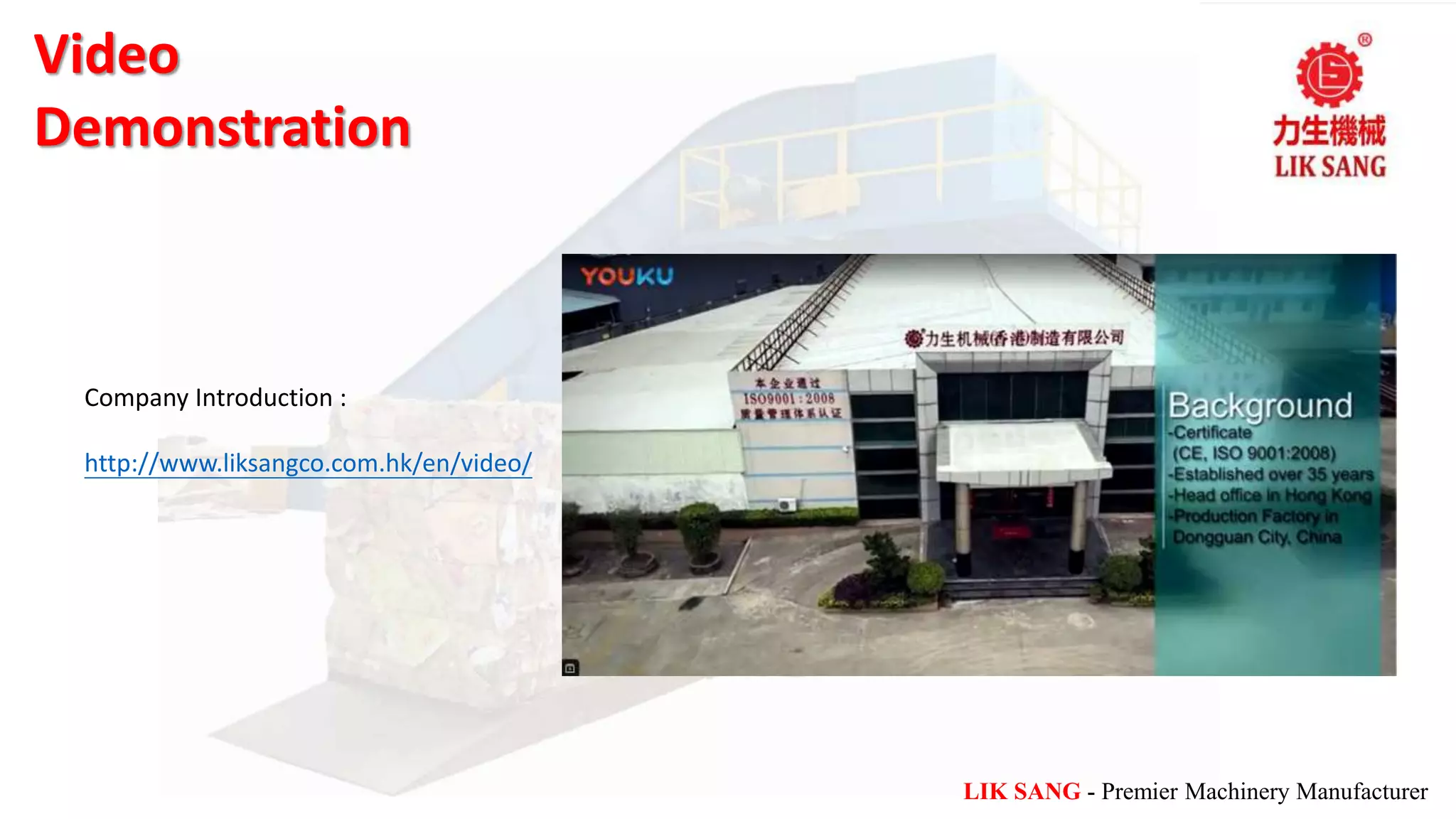 LIK SANG Presentation (waste paper baler) worldwide | PPTX