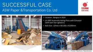 LIK SANG Presentation (waste paper baler) worldwide | PPTX
