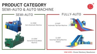 LIK SANG Presentation (waste paper baler) worldwide | PPTX