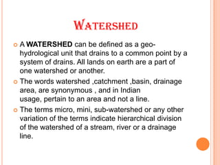 Watershed Definition