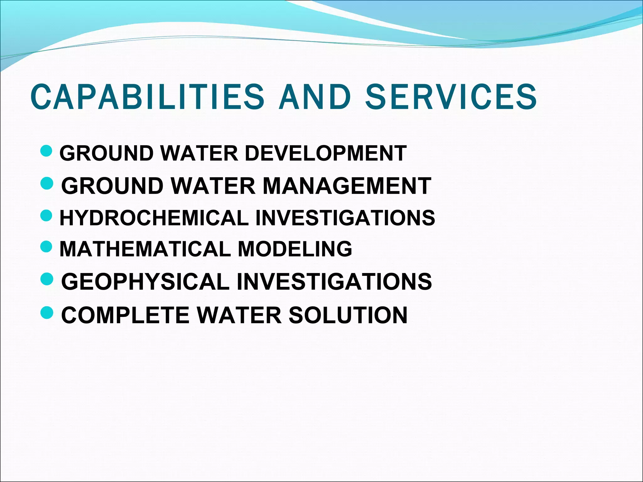 Presentation water solutions | PPT
