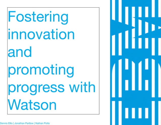 Watson Presentation | PPT