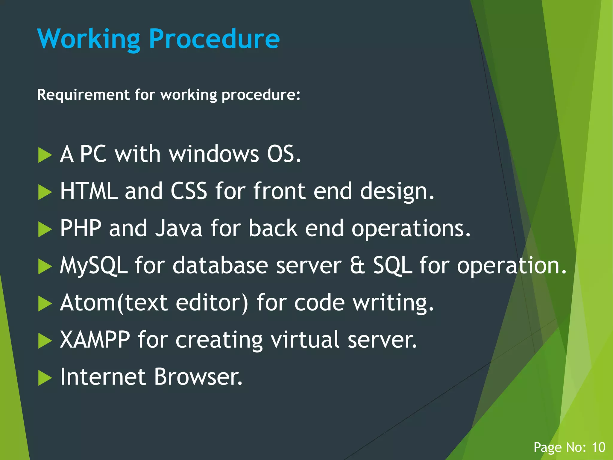 Web based online shopping system Presentation slide | PPTX