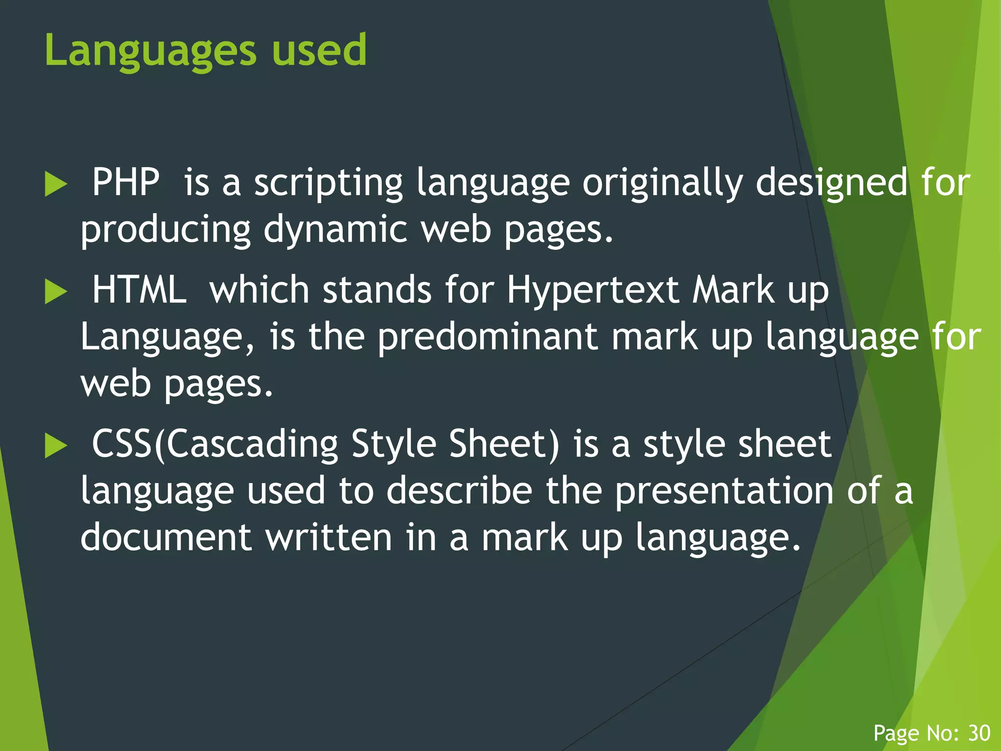 Web based online shopping system Presentation slide | PPTX