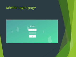 Web based online shopping system Presentation slide | PPTX
