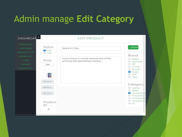 Web based online shopping system Presentation slide | PPTX | Web Design ...