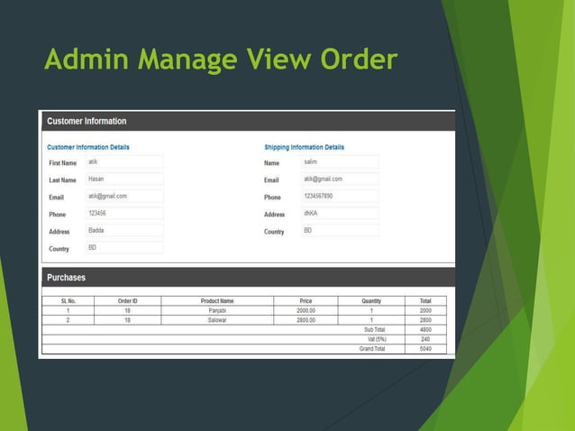 Web based online shopping system Presentation slide | PPTX | Web Design and HTML | Internet