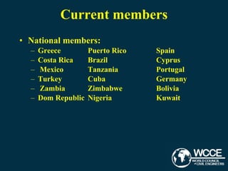 World Council of Civil Engineers | PPT