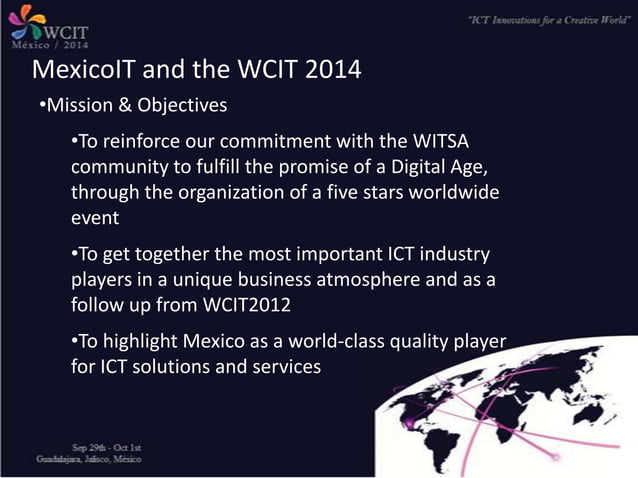 WCIT 2014 - Presentation | PPT