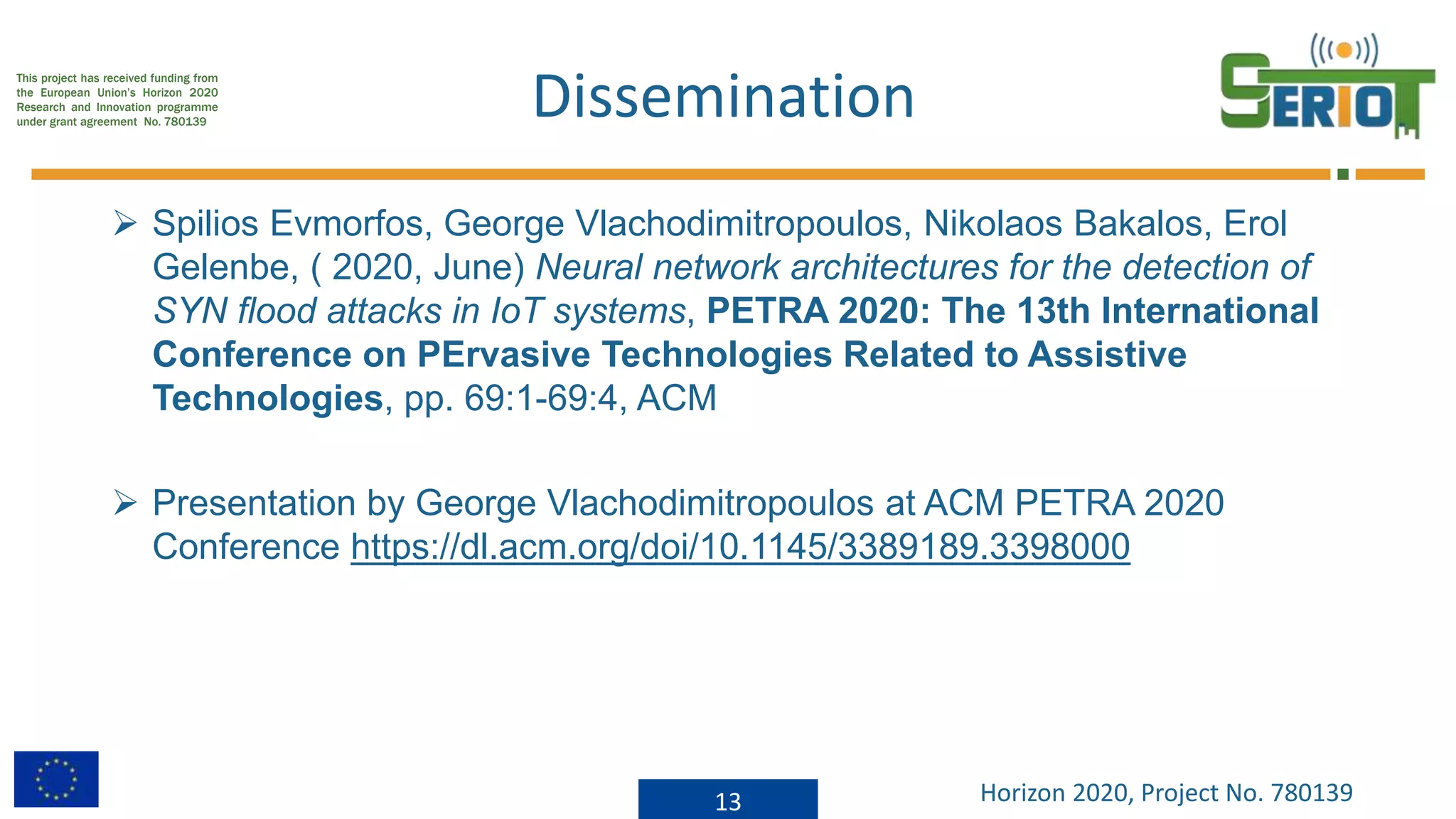 Seriot Traffic Generator And Detector Of Malicious Traffic Patterns Ppt