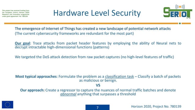 Seriot Traffic Generator And Detector Of Malicious Traffic Patterns Ppt