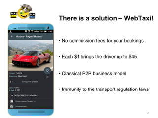 Presentation web taxi | PPT