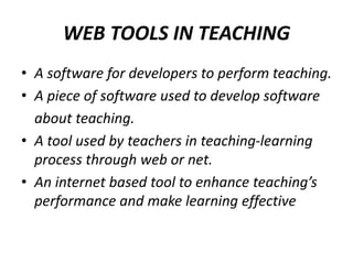 Presentation web tools | PPT
