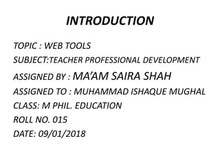 Presentation web tools | PPT