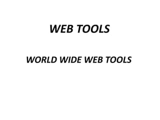 Presentation web tools | PPTX
