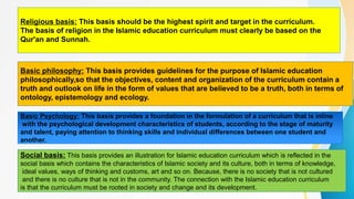 THE BASIC CURRICULUM OF ISLAMIC EDUCATION IN EARLY ISLAMIC HISTORY ...