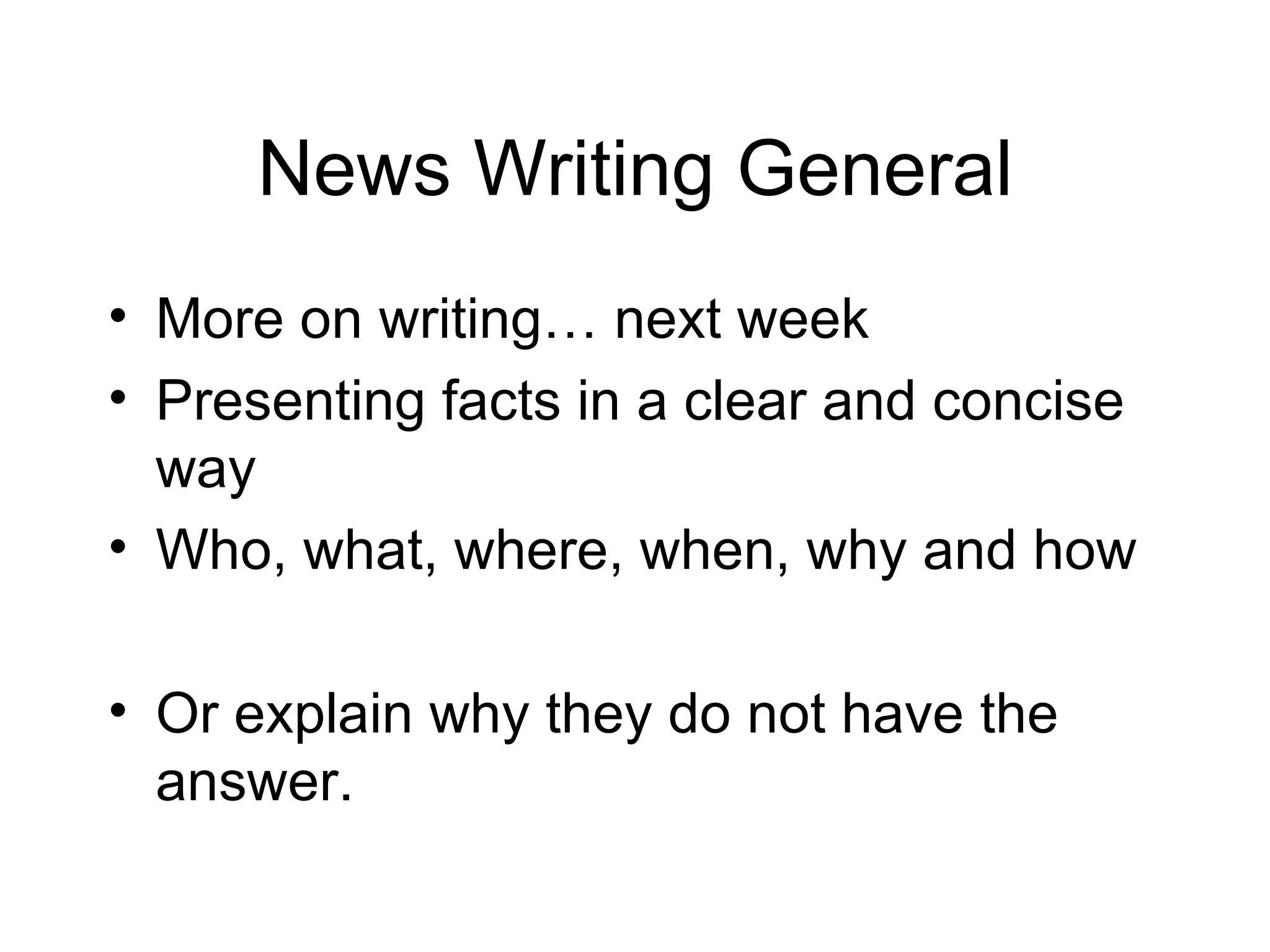Journalism in Practice BCU, week 2: Intros and angles | PPT | Media ...